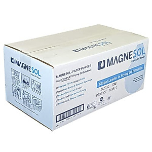 Magnesol Deep Fryer Oil Filter Powder | 90 x 4.8 oz Portion Sachets | Item 748519 | Use One Sachet for per 50Lb Oil | Save Fryer Oil, Fry Oil Cleaner, 90 Sachets per Box