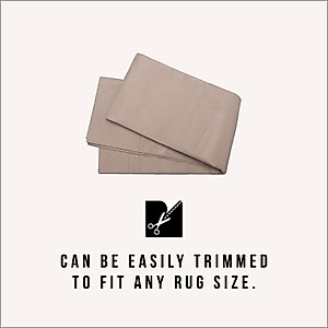 Grip-It Solid Cushioned Non-Slip Rug Pad for Rugs on Hard Surface Floors 2X4 ft