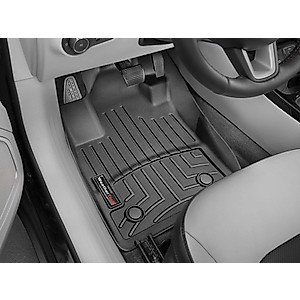 WeatherTech Custom Fit FloorLiners for Jeep Compass - 1st Row (4412051), Black