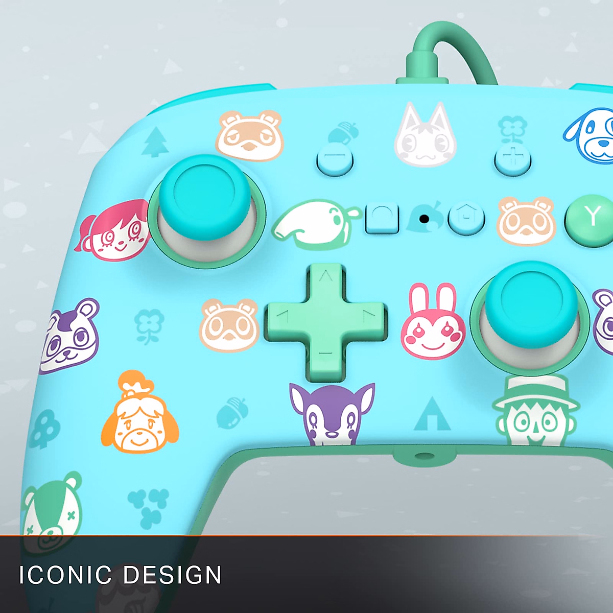 PowerA Enhanced Wired Controller for Nintendo Switch - Animal Crossing