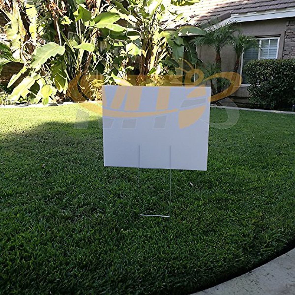 MTB H Frame Wire Stakes 30 x10-inch (Pkg of 5) 9ga Metal -Yard Sign Stakes for Advertising Board,Yard Stakes for Signs,Lawn Sign Holder