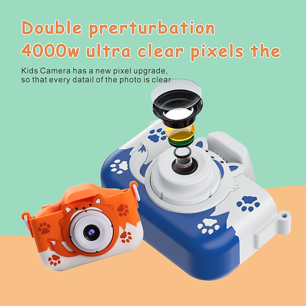 Kids Camera,Toddler Camera Camera for Kids HD 1080P Kids Digital Camera Kids Camera for Girls Kids Toys Children's Christmas Birthday Present Kid Camera Kids Camera for Boys Kids Camera blue