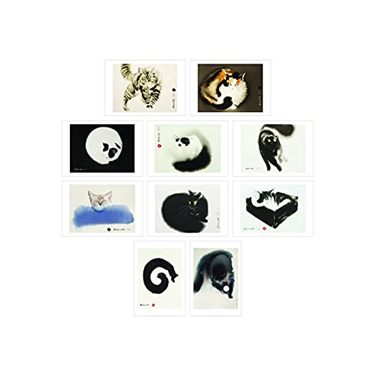 Princeton Architectural Press Cat Box: 100 Postcards by 10 Artists