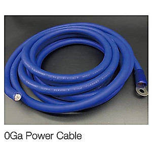 Blaupunkt AMK00 Car Audio Amplifier 0 Gauge Wiring Kit Blue