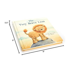 Jellycat The Very Brave Lion: A Baby Board Book Children's Book | Baby Gift