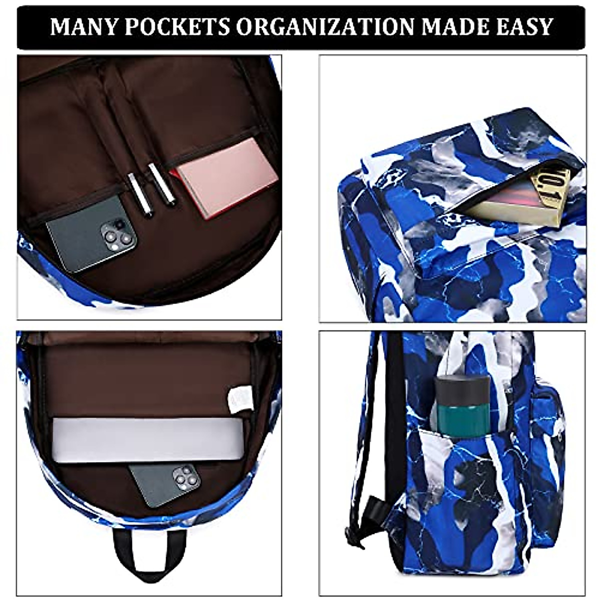 JIANYA Kids Backpack Boy/Girl Backpacks for School with Lunch Box Elementary Back Pack Bookbags for Boy/Girl