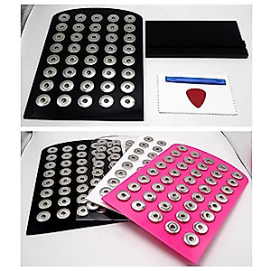 Ladieshow Acrylic Snap Button Jewelry Display Board for Larger Size 12mm 18mm 20mm Button