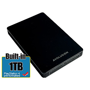Avolusion HD250U3-Z1-PRO 1TB USB 3.0 Portable External Gaming Hard Drive (for PS4, Pre-Formatted) - 2 Year Warranty