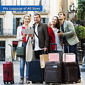 Ougrand 9 Set Packing Cubes Luggage Packing Organizers for Travel Accessories Space Saving Travel Bags for Carry On, Lightweight Mesh Zipper, Clothes, Shoes, Laundry and Shoe Bag, Suitcases (Pink)