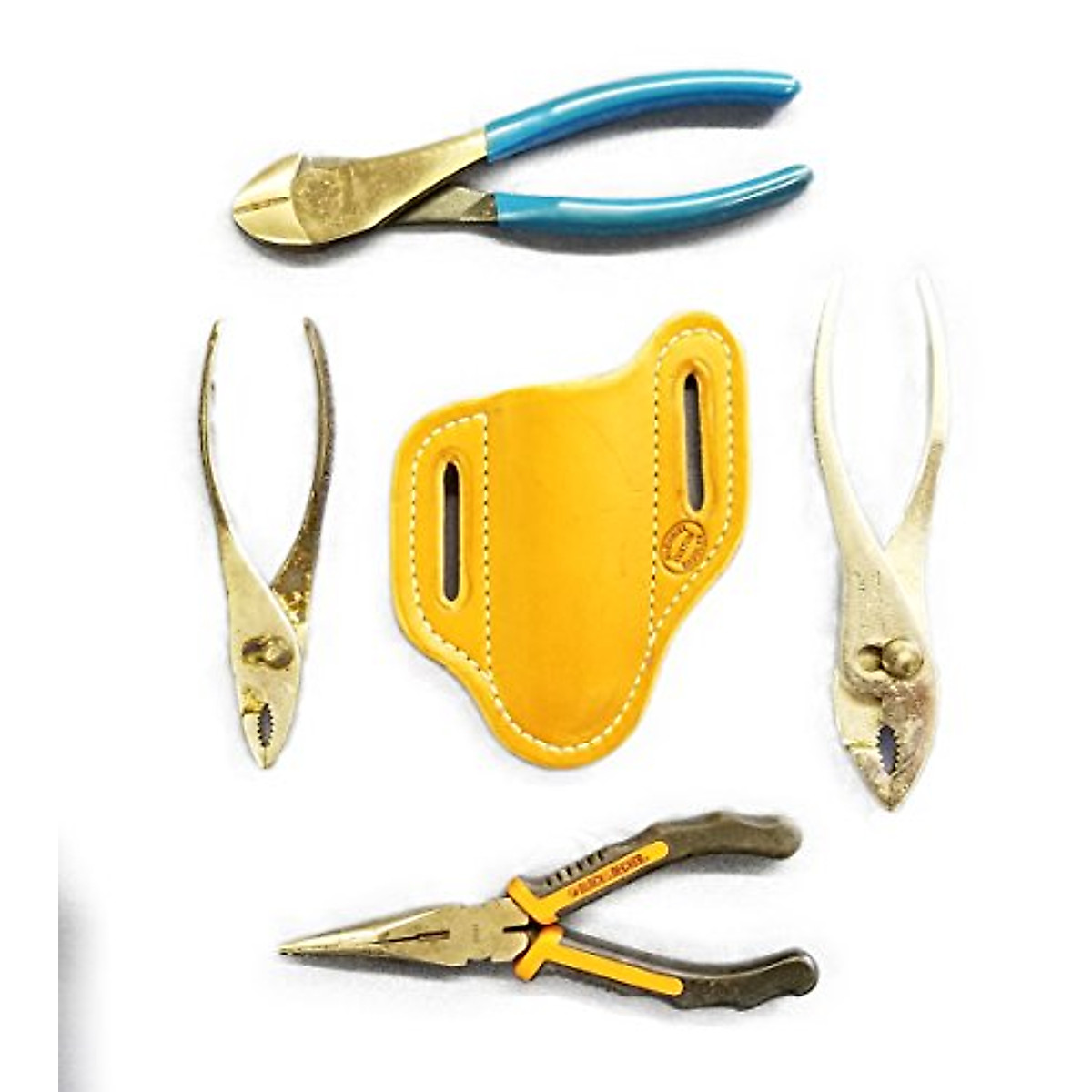 McDaniel Custom Saddles Russet Leather Knife Sheath Folding Hunter