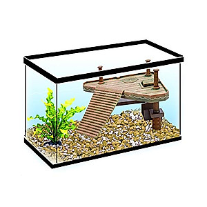 Penn-Plax Reptology Floating Turtle Pier and Basking Platform – Decorative, Functional, and Naturally Inspired – Small Size (Model Number: REP602)