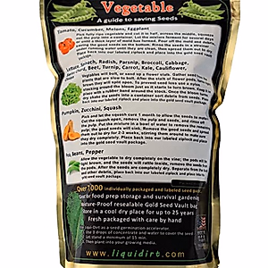 Heirloom Seeds Combo Pack Veggie Over 8000 Seeds and Herbs Packs Over 15,000 Seeds - Medicinal and Cooking Herb Seeds 27 Varieties and Fruit Vegetables 38 Varieties for Your Garden (Herb and Veggie)