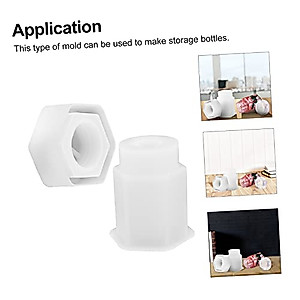 Didiseaon 1pc Storage Box Mold Pencil Organizer Case Ashtray Mold Soap Molds Bottle Silicone Bottle Resin Jewelry Organizer Tray Storage Container Mold DIY Silicone Mold DIY Mold Silica Gel