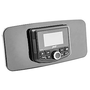 STINGER SEADASH3B Universal Marine 3" Radio Kit - Black Finish Fits All 3" Gauge Radios
