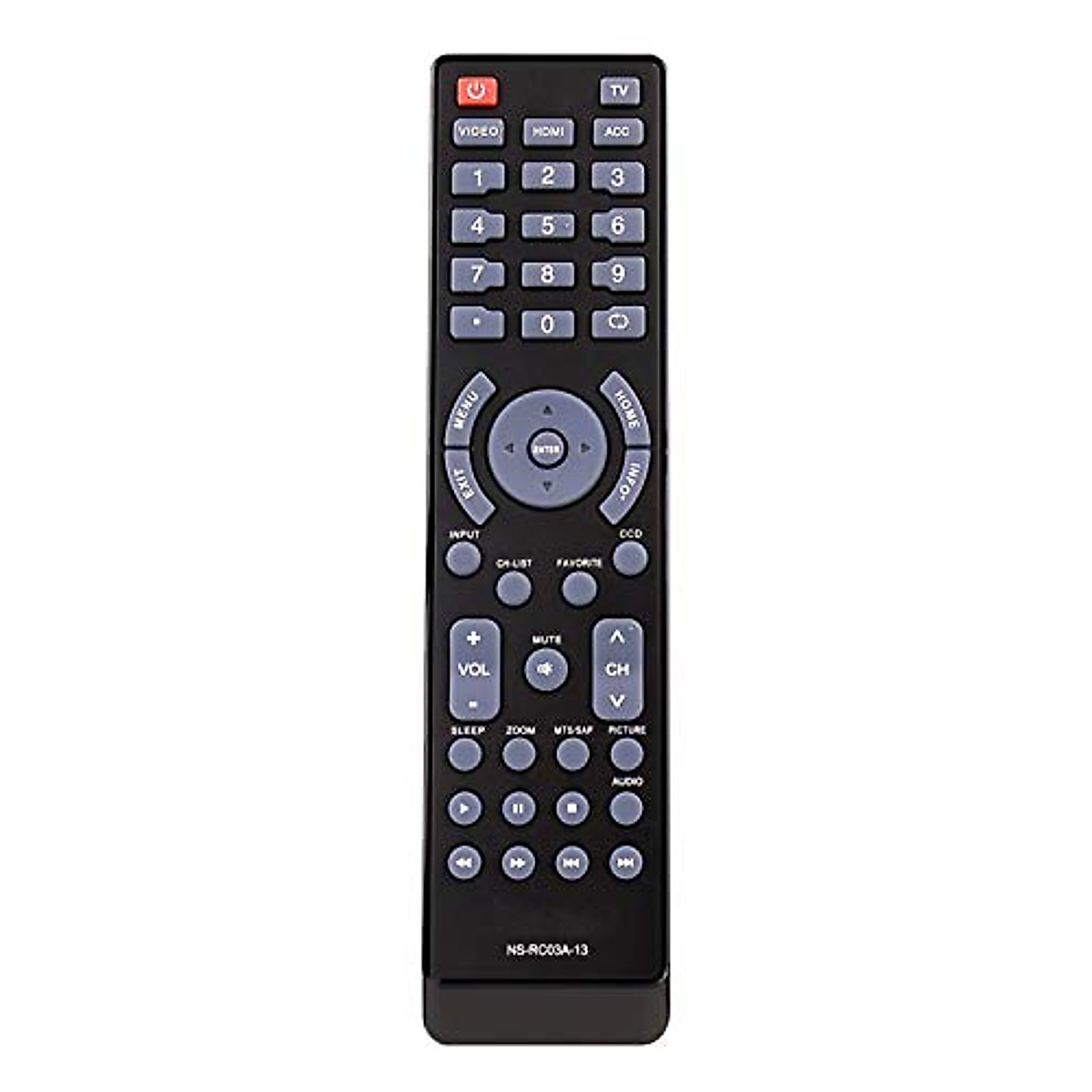 NS-RC03A-13 Replace Remote Control Sub NS-RC05A-11 Compatible with Insignia TV NS-32L120A13 NS-40L240A13 NS-32E320A13 NS-19E320A13 NS-39L240A13 NS-42E440A13 NS-24E340A13 NS-46L240A13 NS-55L260A13