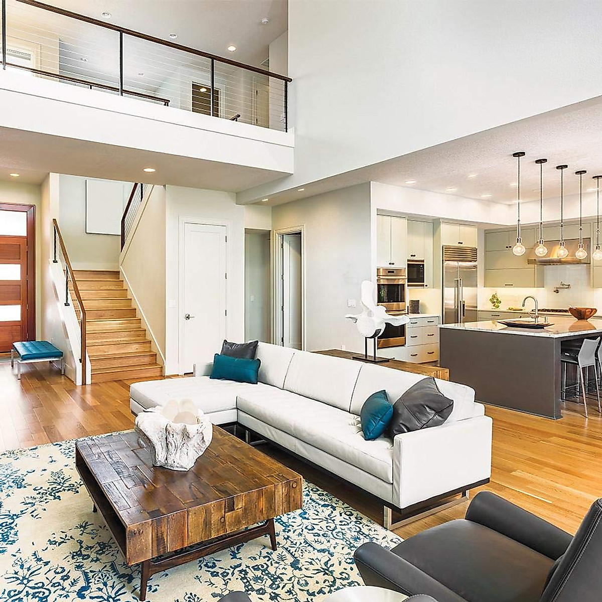 HALO Home RL56 Bluetooth Smart Integrated LED Recessed Ceiling Light, Tunable CCT (2700K-5000K), White, 5 in. and 6 in.