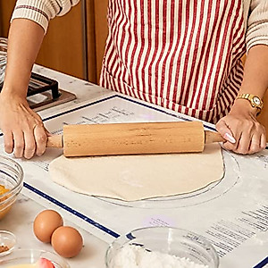 GIR: Get It Right Premium Silicone Pastry Mat- Heat Ristant Non Slip Baking Mat, Perfect For Crust, Dough, Fondant, and More - 26" x 18"