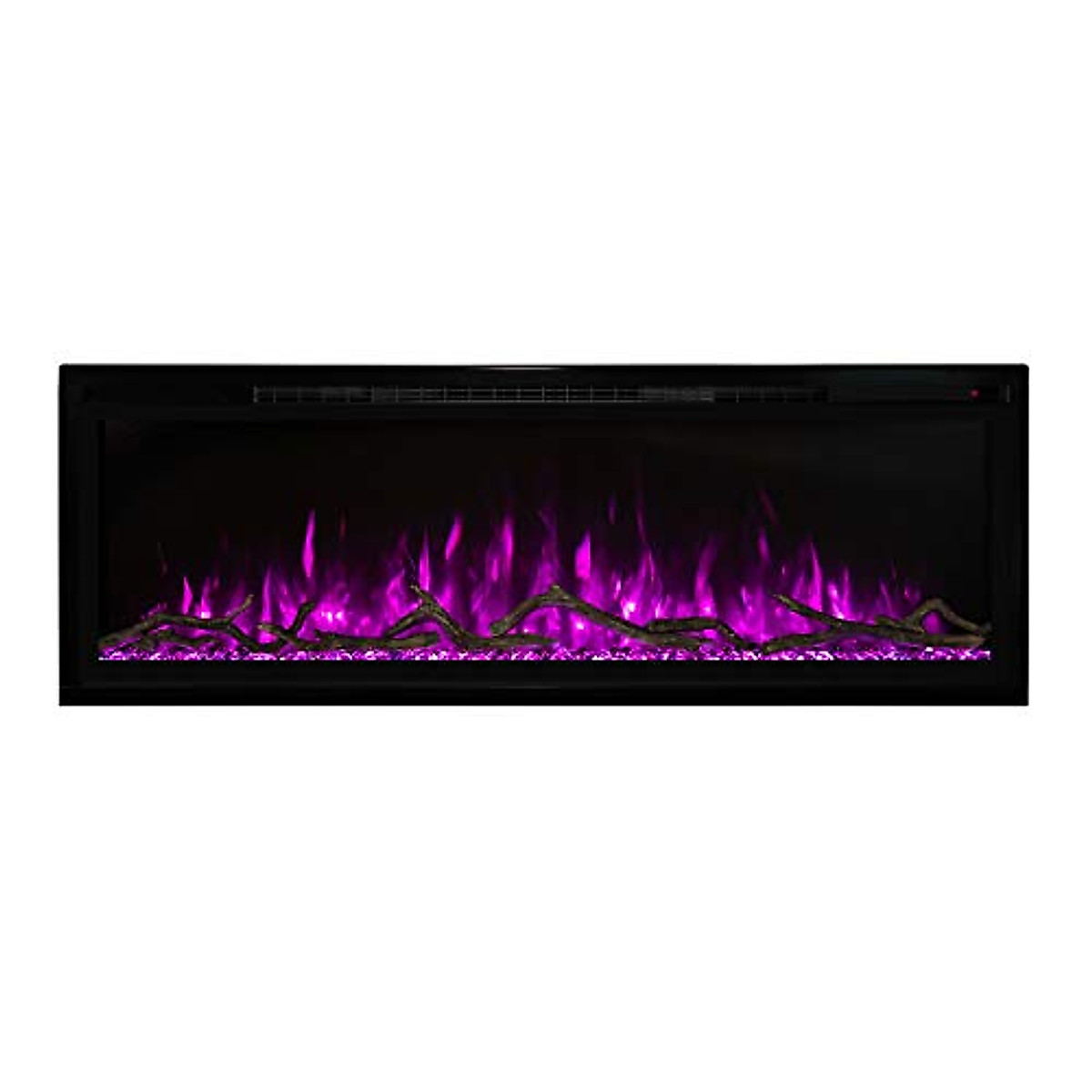 Modern Flames Spectrum Series Slimline Wall Mount/Built-In Electric Fireplace (SPS-50B), 50-Inch