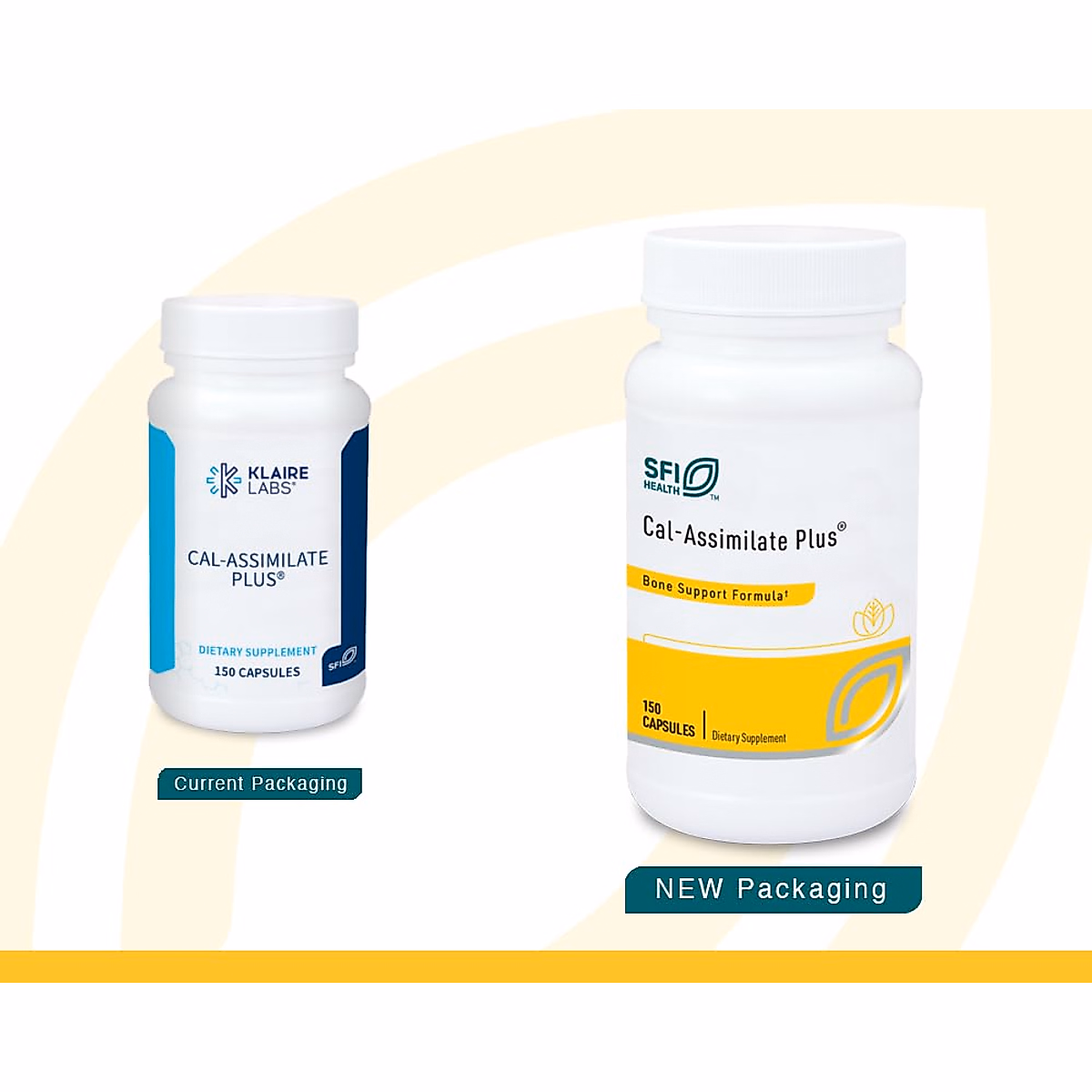 Klaire Labs Cal-Assimilate Plus - Triple Calcium Bone Support Complex with Vitamin D3, Key Minerals & Chondroitin Sulfate, Hypoallergenic & BSE-Free (150 Capsules)