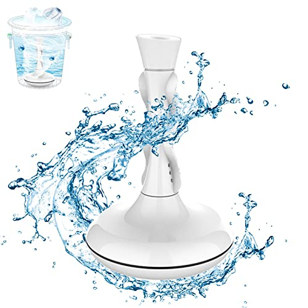 Mini Washing Machine Portable Ultrasonic Turbine Washer, 3 In 1 Ultrasonic Washing Machine Portable Turbo Washing Machine, Portable Washing Machine with USB for Travel Business Trip or College Rooms