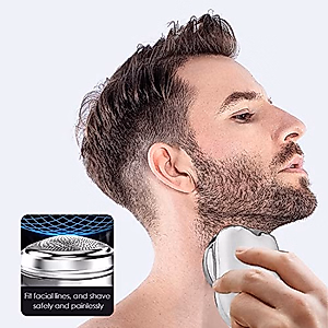 Mini-Shave Portable Electric Shaver Electric Razor for Men Powerful Storm Shaver for Men Storm Shaver Pocket Size Shaver Wet and Dry Shaver USB Rechargeable Travel 2023 Upgrade (Black)