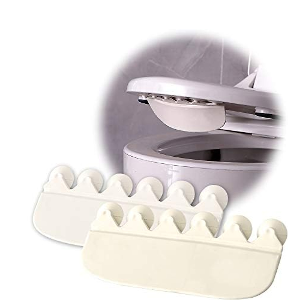 EASICOZI Urine Deflector for Toilet Seat Prevents Kids and Adult from Peeing Splash (2 pcs)