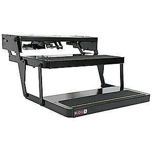 Kwikee 32 Series Electric Step Assembly with Logic Control Unit and Power Switch Kit for RVs and Travel Trailers