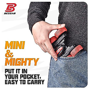 BEZGAR Remote Control Car - Double Sided Mini RC Stunt Car, 360° Flips Rotating RC Cars with LED Lights, 2.4Ghz Indoor/Outdoor All Terrain Rechargeable Electric Toy Cars Gifts