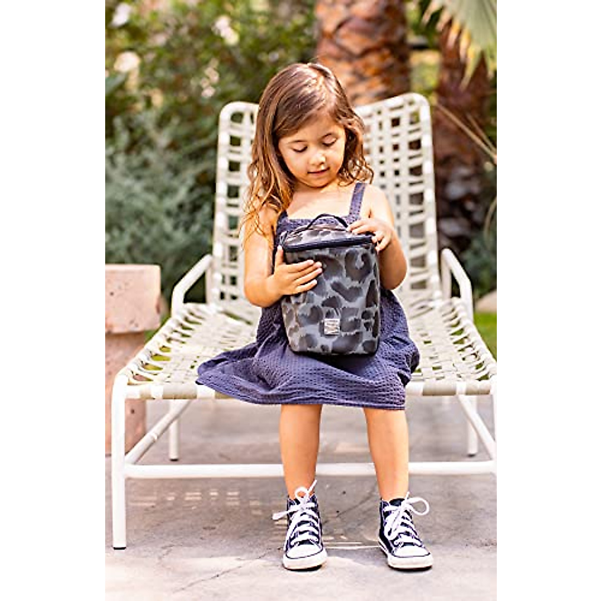 Petunia Pickle Bottom Baby Cooler Bag | Perfect for Baby Bottles and Snacks | Insulated & Reusable Bottle Cooler and Baby Holder | Shadow Leopard