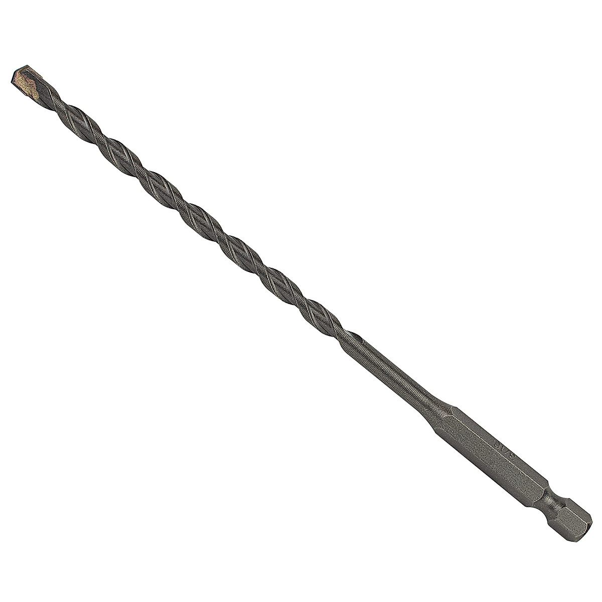 Sabre Tools 3/16 Inch x 6 Inch Masonry Drill Bit, Carbide Tipped 5-Pack for Concrete, Brick, Stone, 1/4” Hex Shank, Impact Performance (3/16” x 6”, 5)