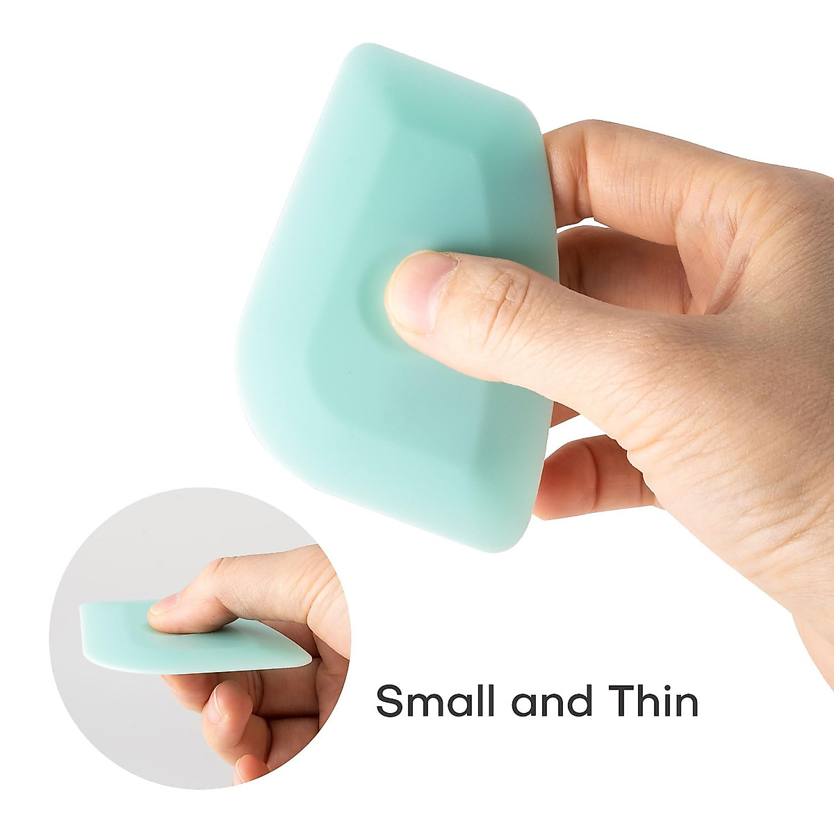 NEWISHTOOL Small Vinyl Scraper 20 Pcs Sturdy Plastic Scraper Tool for Vinyl, Multifunctional Hard Card Multi-Edge Scraper Tool for Window Tint Vinyl Wrap Install Decal Remover Sticker Label Scraper