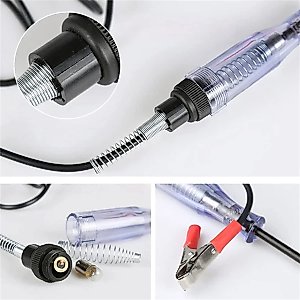 2023 Car Truck Circuit Test Pen -【New Version】Circuit Tester, 3-70V DC Digital LED Circuit Tester, Heavy Duty Light Tester w/ Voltmeter & Spring Wire, Get Result Only Just in 3s (RED - (3-24V))