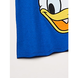 Disney baby boys Mickey, Goofy, Donald 3-pack T-shirts T Shirt, Red/Kelly/Royal, 5T US