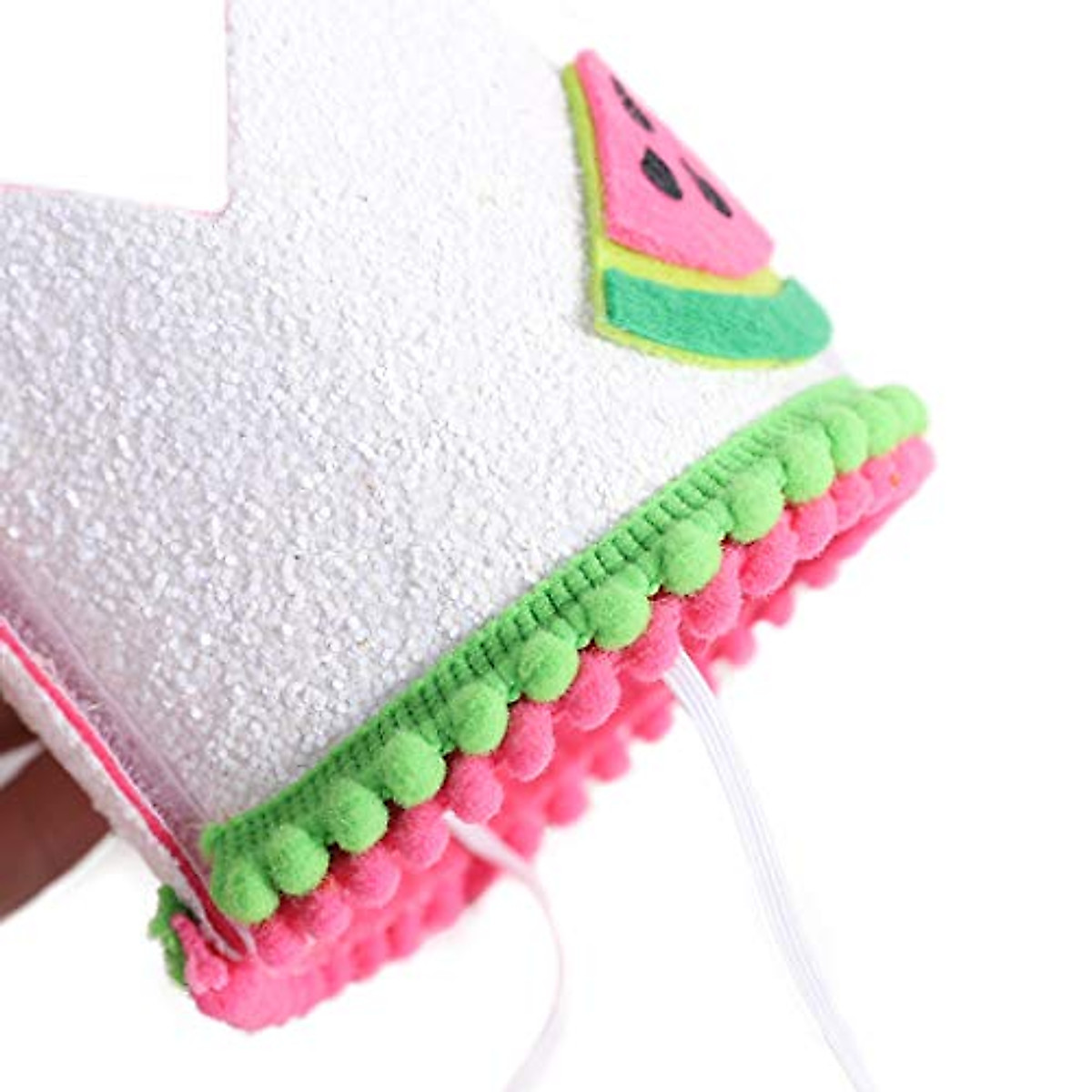 Watermelon Party Decorations For 1st Birthday - Watermelon Birthday Crown For Photo Booth Props And Backdrop Cake Smash, Best Watermelon Birthday Party Supplies For Kids (Watermelon Birthday Crown)