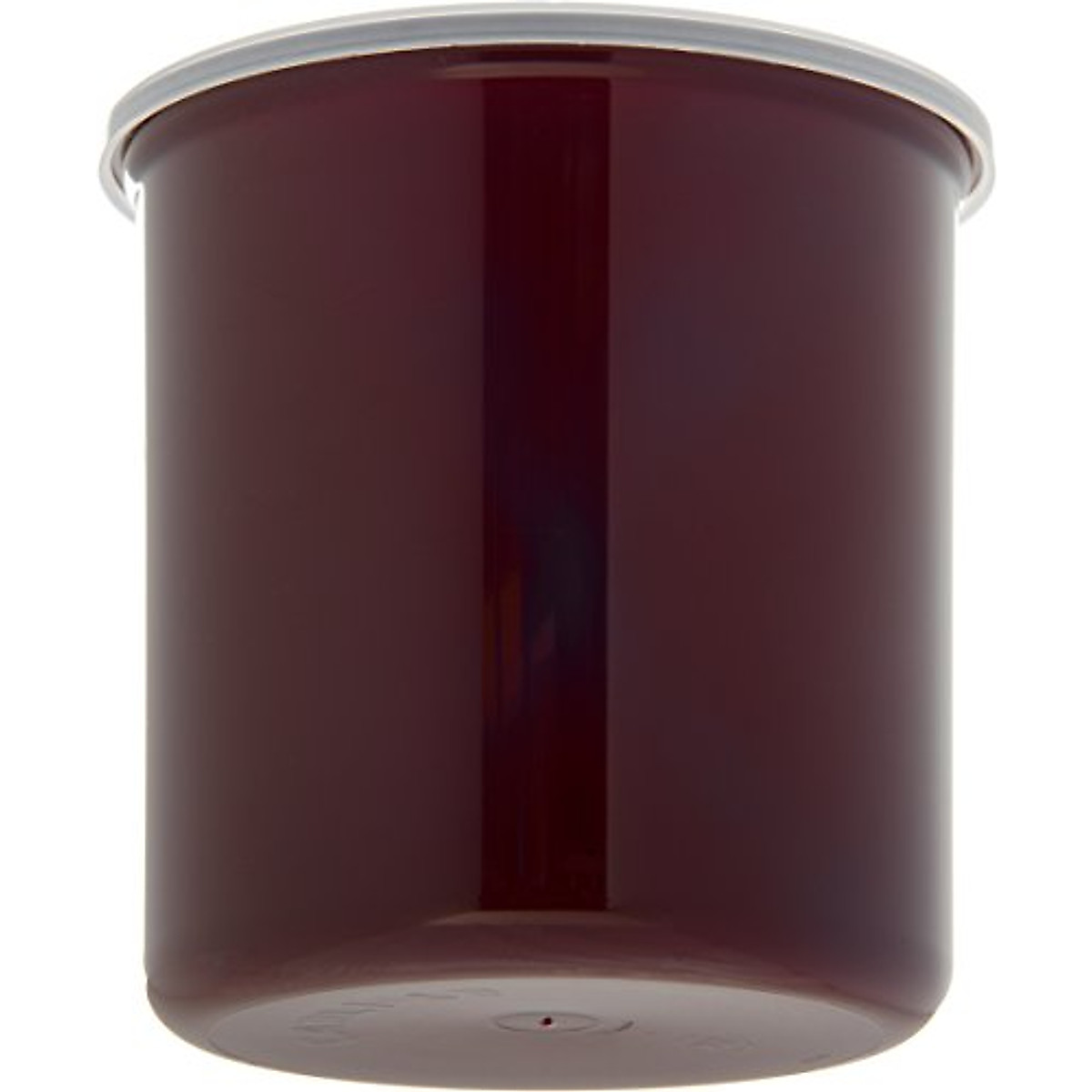 Carlisle FoodService Products Round Storage Container with Lid, 2.7 Quart Crock, Brown