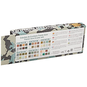 Vallejo Panzer Aces No #2 Paint Set, 17ml