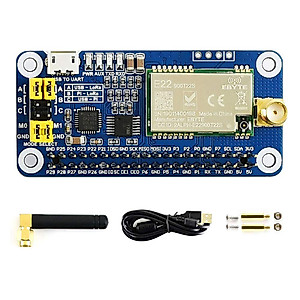 SX1262 LoRa HAT Covers 915MHz Frequency Band with Spread Spectrum Modulation Supports Raspberry Pi 1 2 3 4 Series Boards with UART Interface for STM32 @XYGStudy