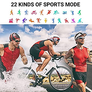 HOAIYO Smart Watches for Men Women (Call Receive/Dial), AMOLED Smartwatch with Heart Rate SpO2 Sleep Calories Counter, Waterproof Fitness Watch for Android iOS Phones (23Black, 1.5")