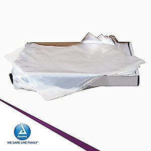 Dynarex Tray Sleeves, Tattoo and Dental Tray Sleeves, Made of Clear Plastic, Barrier Between Tray and Instruments, Medium, 10 ½” x 14”, 1 Box of 500