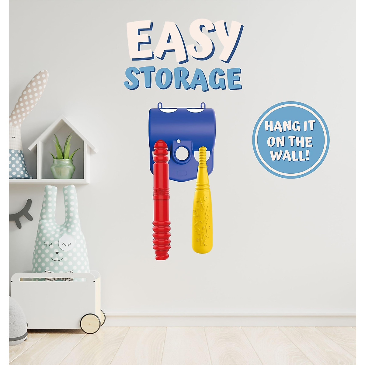 ToyVelt Tee Ball Set for Kids 3-5 - 9 Balls, for Boys & Girls, Great for Toddlers (Multicolor)