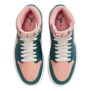 NIKE Jordan 1 Mid Women Dark Teal Green Size 8