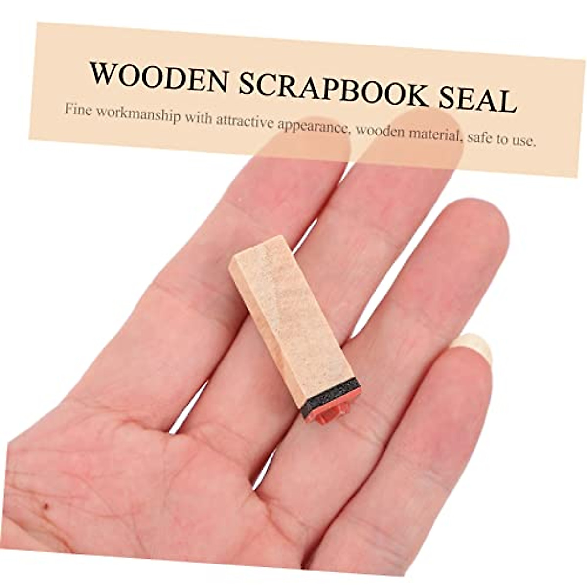 Toyvian 1 Set Diary Wooden Stamp Scrapbook Stamp Hand Account Stamp Decorative Wooden Rubber Stamp Letter Stamp Set Alphabet Stamps for Nativity Set for DIY Craft Stamp