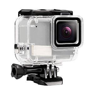 D&F Waterproof Housing Case for HERO7 White & Hero 7 Silver, 30M Underwater Photography Protective Shell with Screen Protector Films and Anti-Fog Inserts Accessories