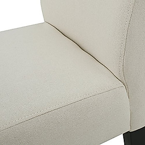 Christopher Knight Home Corbin Fabric Dining Chairs, 2-Pcs Set, Ivory