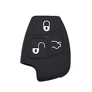 Rpkey Silicone Keyless Entry Remote Control Key Fob Cover Case protector Replacement Fit For Mercedes-Benz Class A C E S ML CLK SLK C200 E320 350 CLS IYZ3312