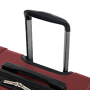 Ben Sherman Sunderland Spinner Travel Upright Luggage, British Red, 24-Inch Checked