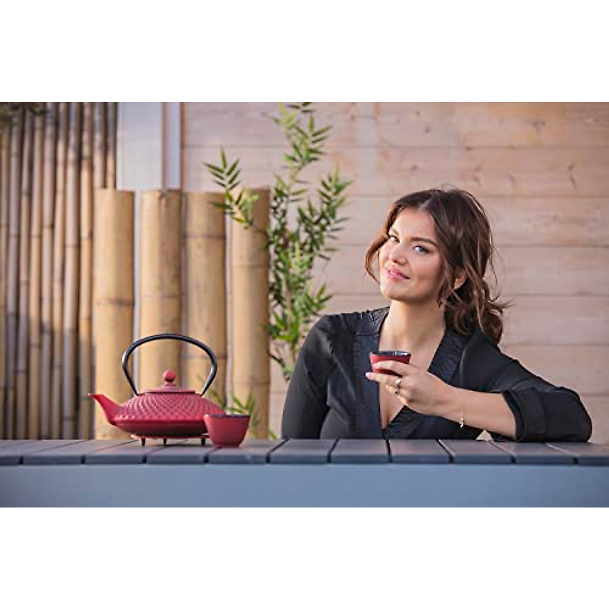 Bredemeijer Xilin Stand Serving Tray, Red