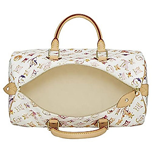 Louis Vuitton, Pre-Loved Richard Prince x Louis Vuitton, Pre-Loved Limited Edition Monogram Watercolor Speedy 35, White