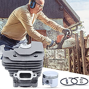 Adefol 47MM Nikasil Chainsaw for Stihl MS362 MS362C Cylinder Piston Spark Plug Kit Replacement Parts for 1140 020 1200