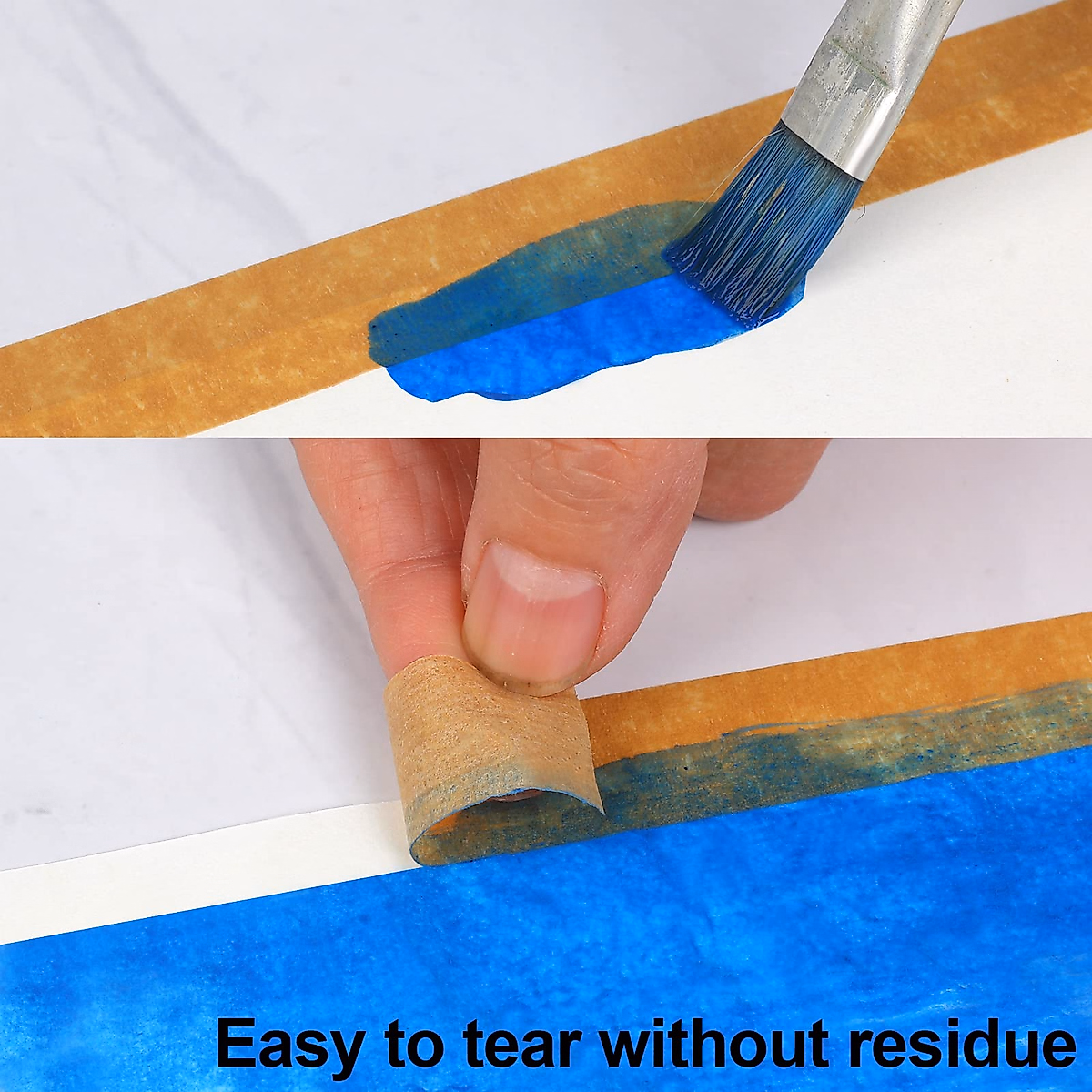 Guirnd 12PCS Colored Masking Tape, Kids Art Supplies Colored Tape, DIY Craft Tape, Colored Tape Rolls, Colored Painters Tape 1.7cm x 12m (2/3In x 13Yards)